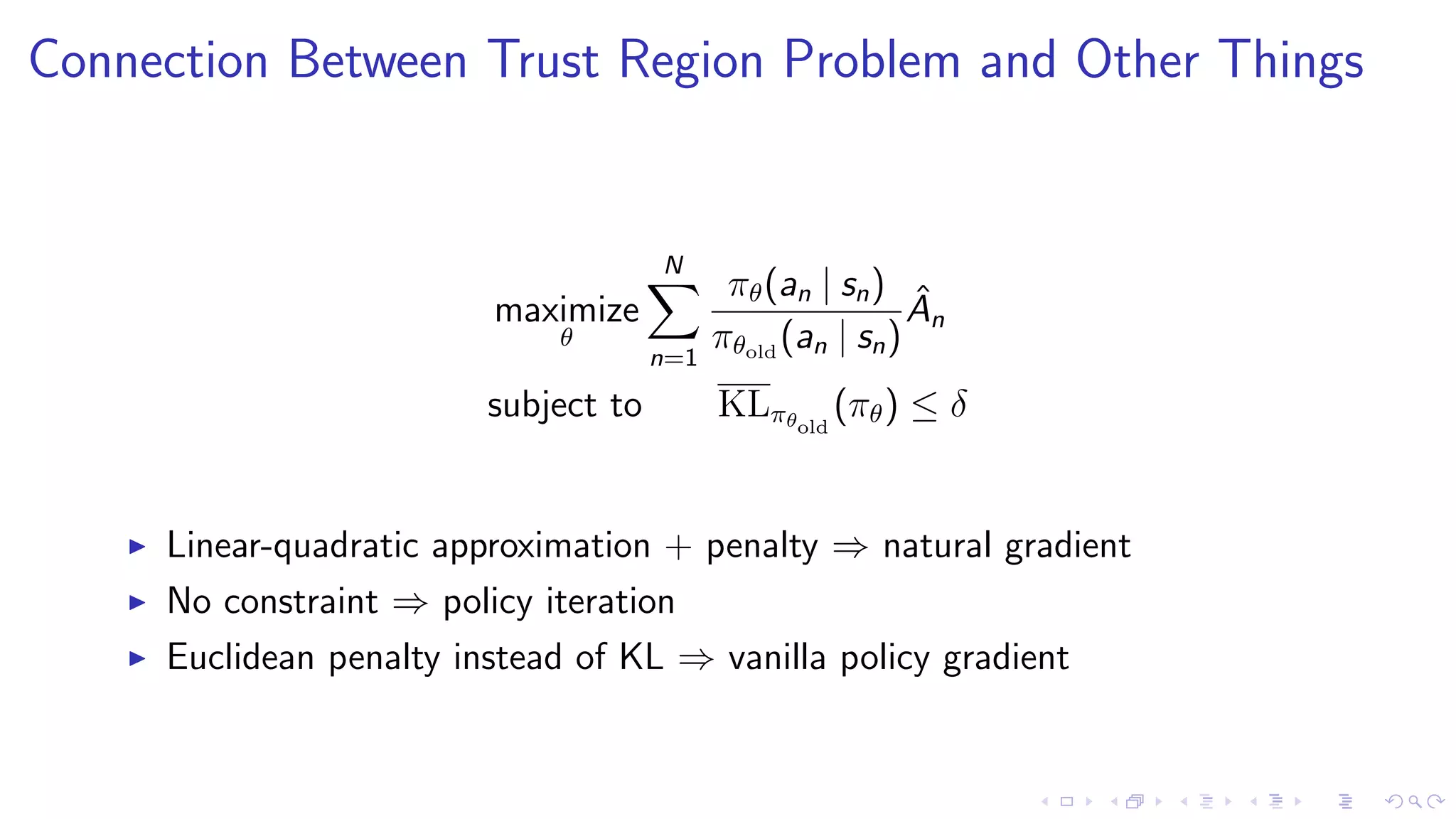 Lec5 advanced-policy-gradient-methods | PDF
