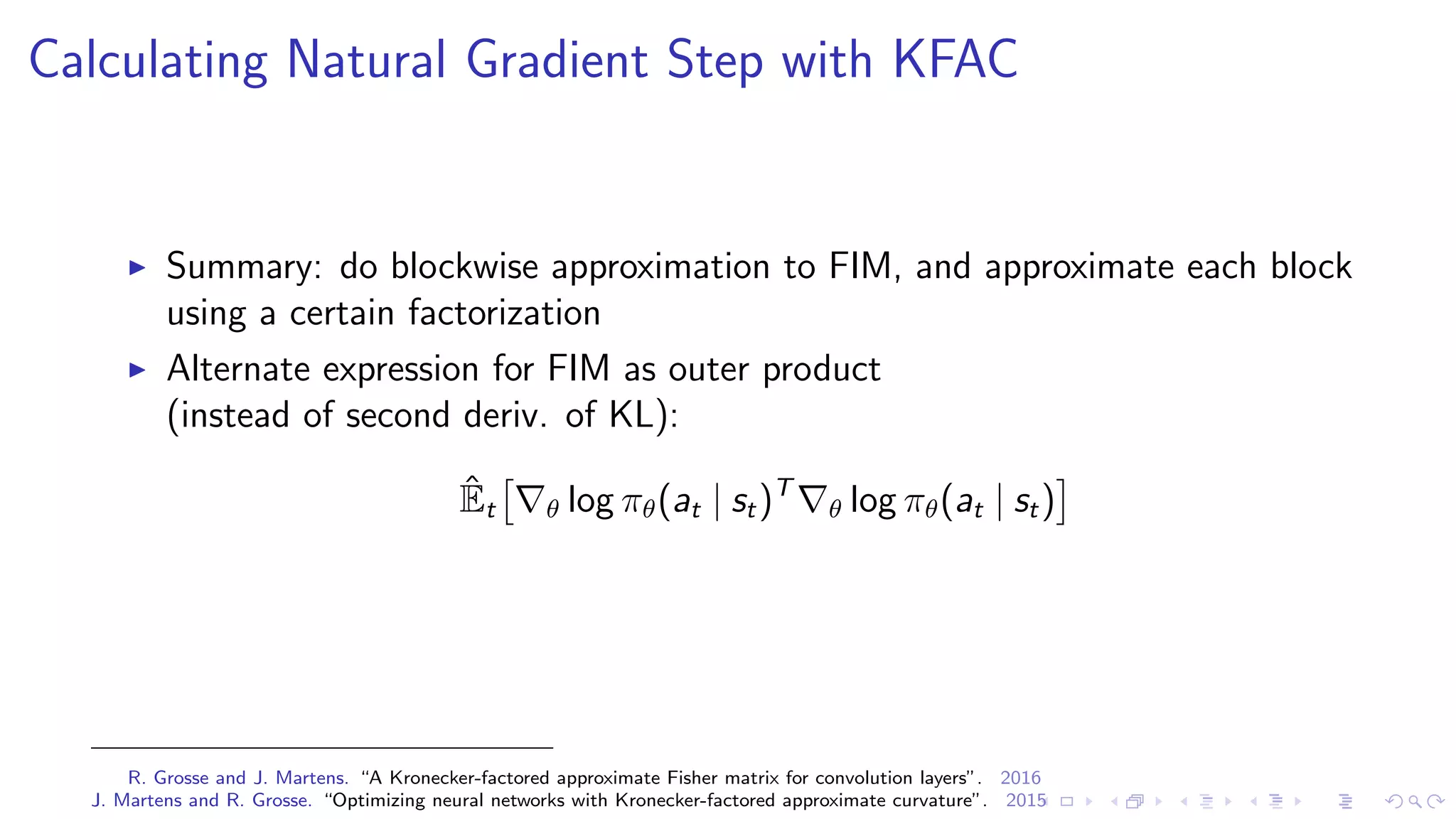Lec5 advanced-policy-gradient-methods | PDF