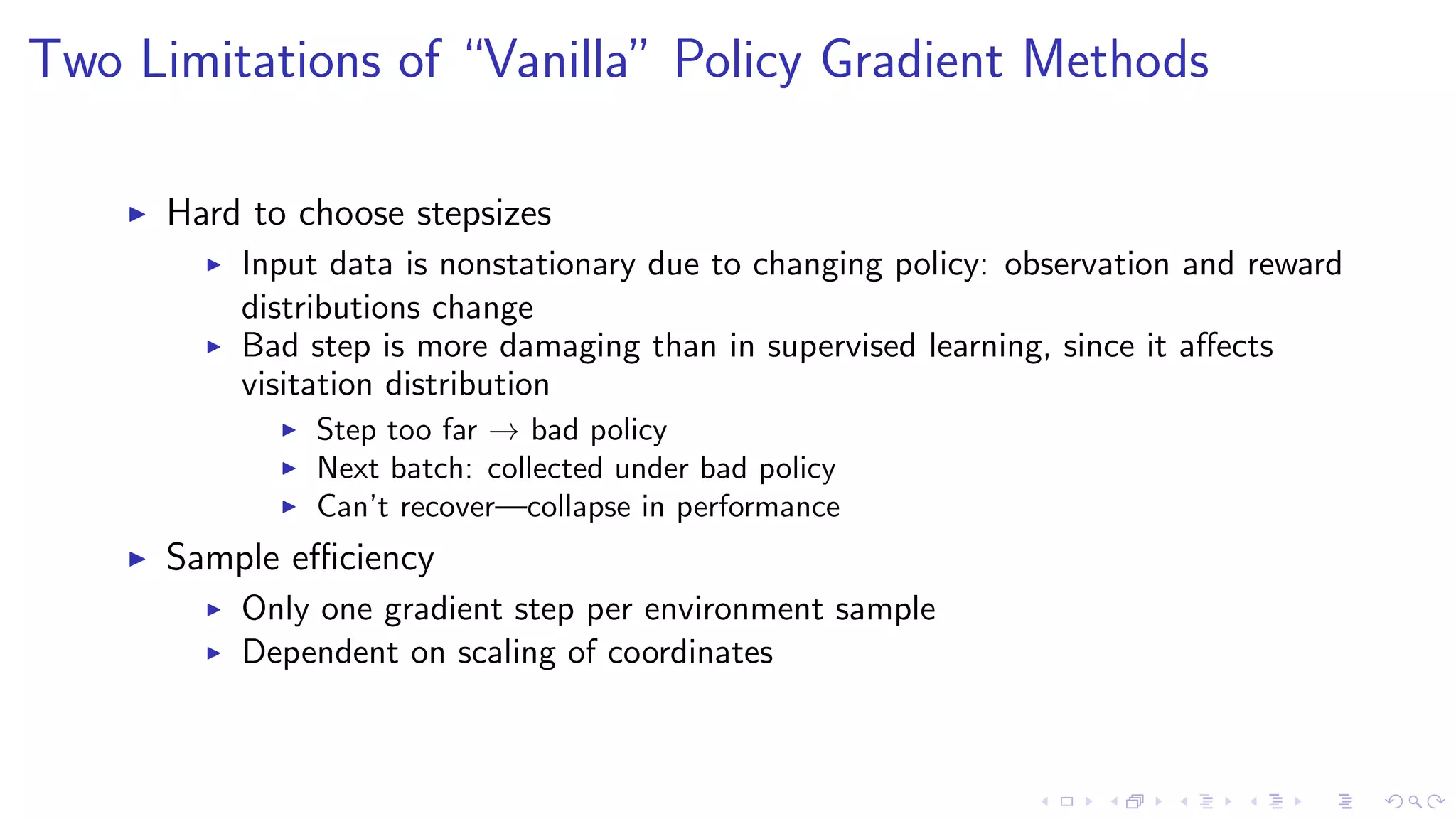 Lec5 advanced-policy-gradient-methods | PDF