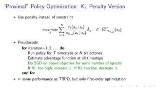 Lec5 advanced-policy-gradient-methods | PDF