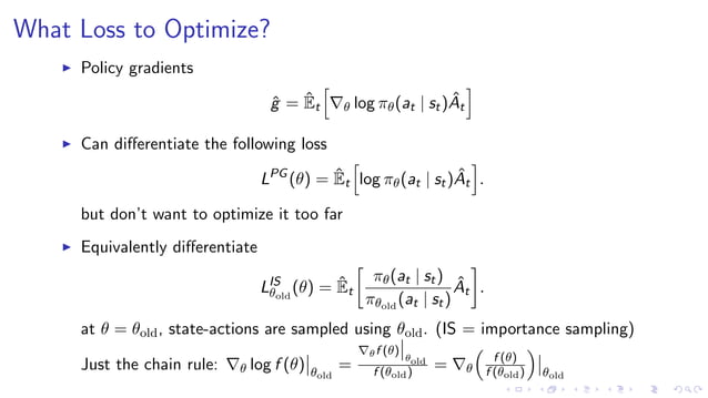 Lec5 advanced-policy-gradient-methods | PDF | Computing | Technology ...
