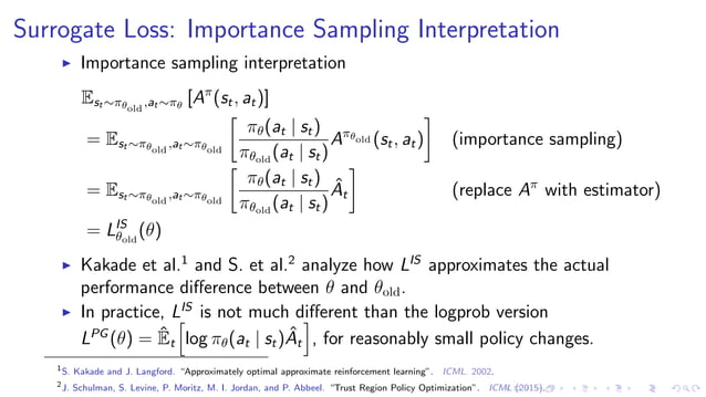 Lec5 advanced-policy-gradient-methods | PDF | Computing | Technology & Computing