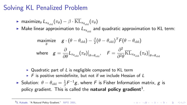 Lec5 advanced-policy-gradient-methods | PDF | Computing | Technology & Computing