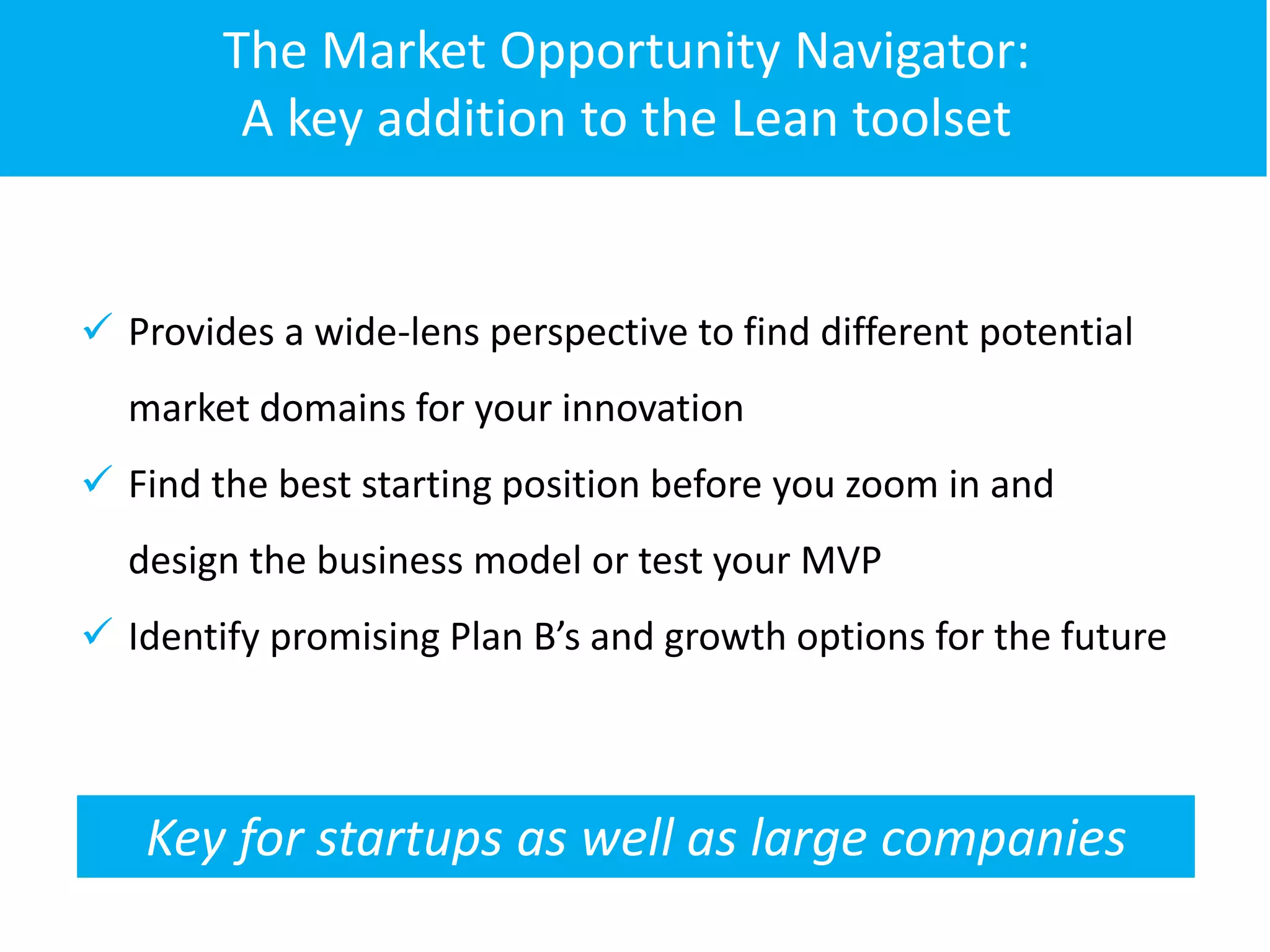 Market Opportunity Navigator, Lesson 5: Implications and Benefits | PPT