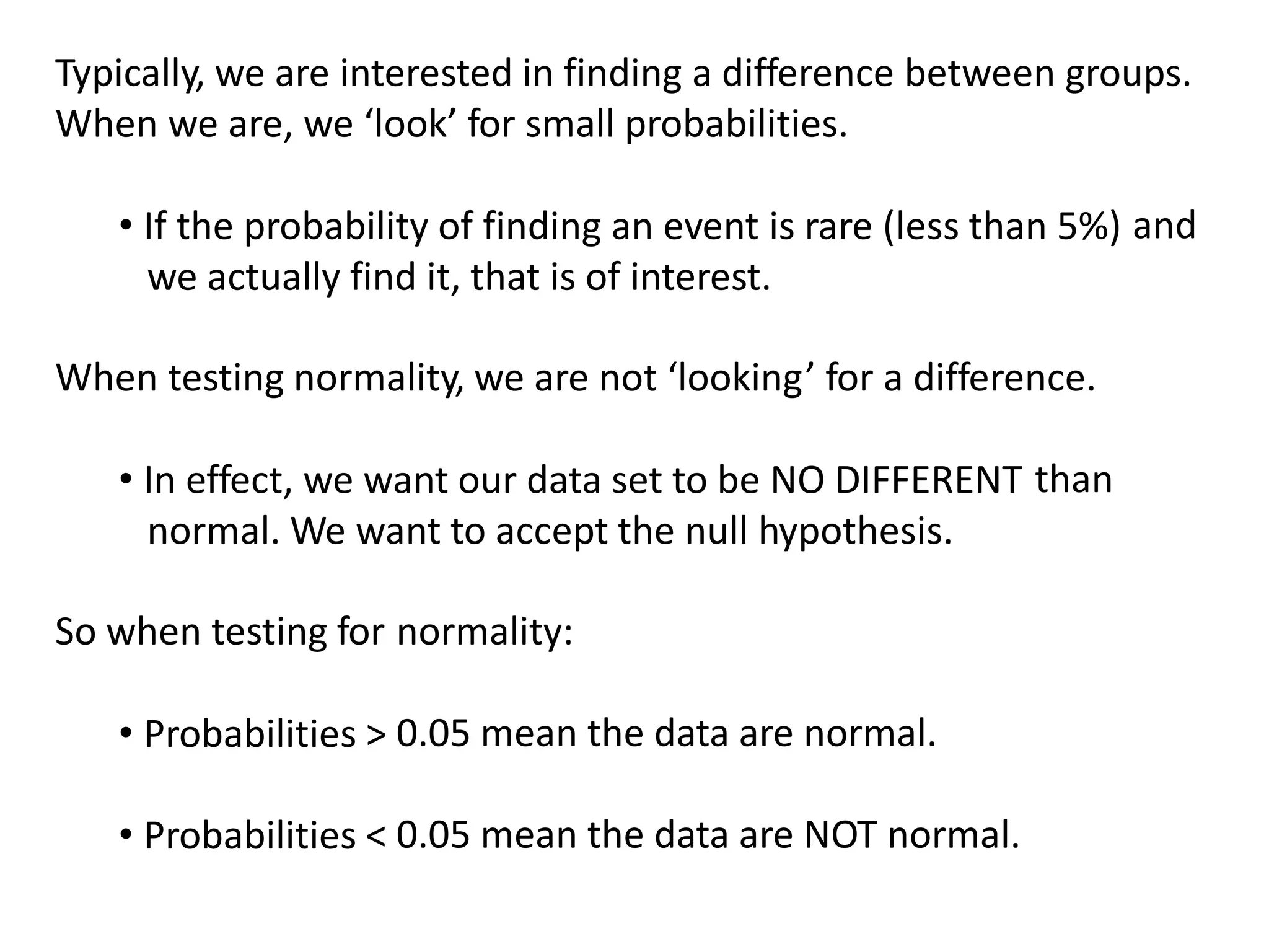 Lec 5 - Normality Testing.pptx | Physics | Science
