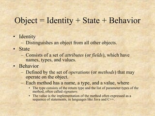 Software Engineering Lec5 oop-uml-i | PPT