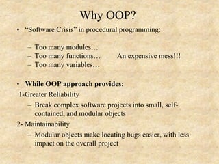 Software Engineering Lec5 oop-uml-i | PPT