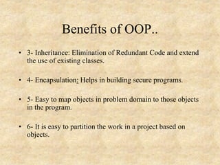 Software Engineering Lec5 oop-uml-i | PPT