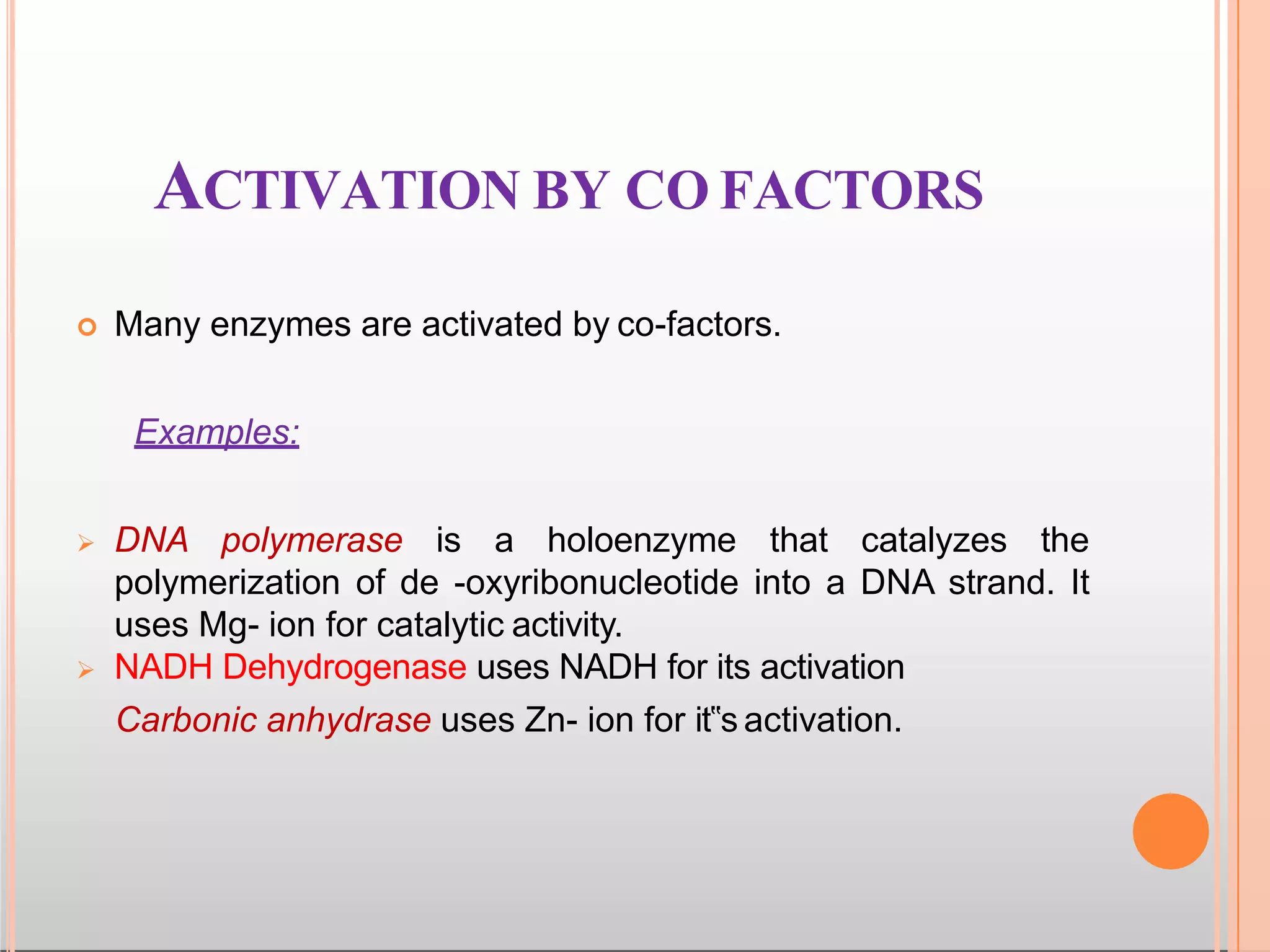 factors Affecting Enzyme activity | PPTX