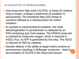 oxidation of alpha, beta fatty acid and unsaturated fatty acid | PPTX