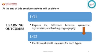 Types of Cryptography: Secret Key and Asymmetric Key | PPT