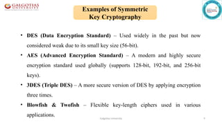 Types of Cryptography: Secret Key and Asymmetric Key | PPT