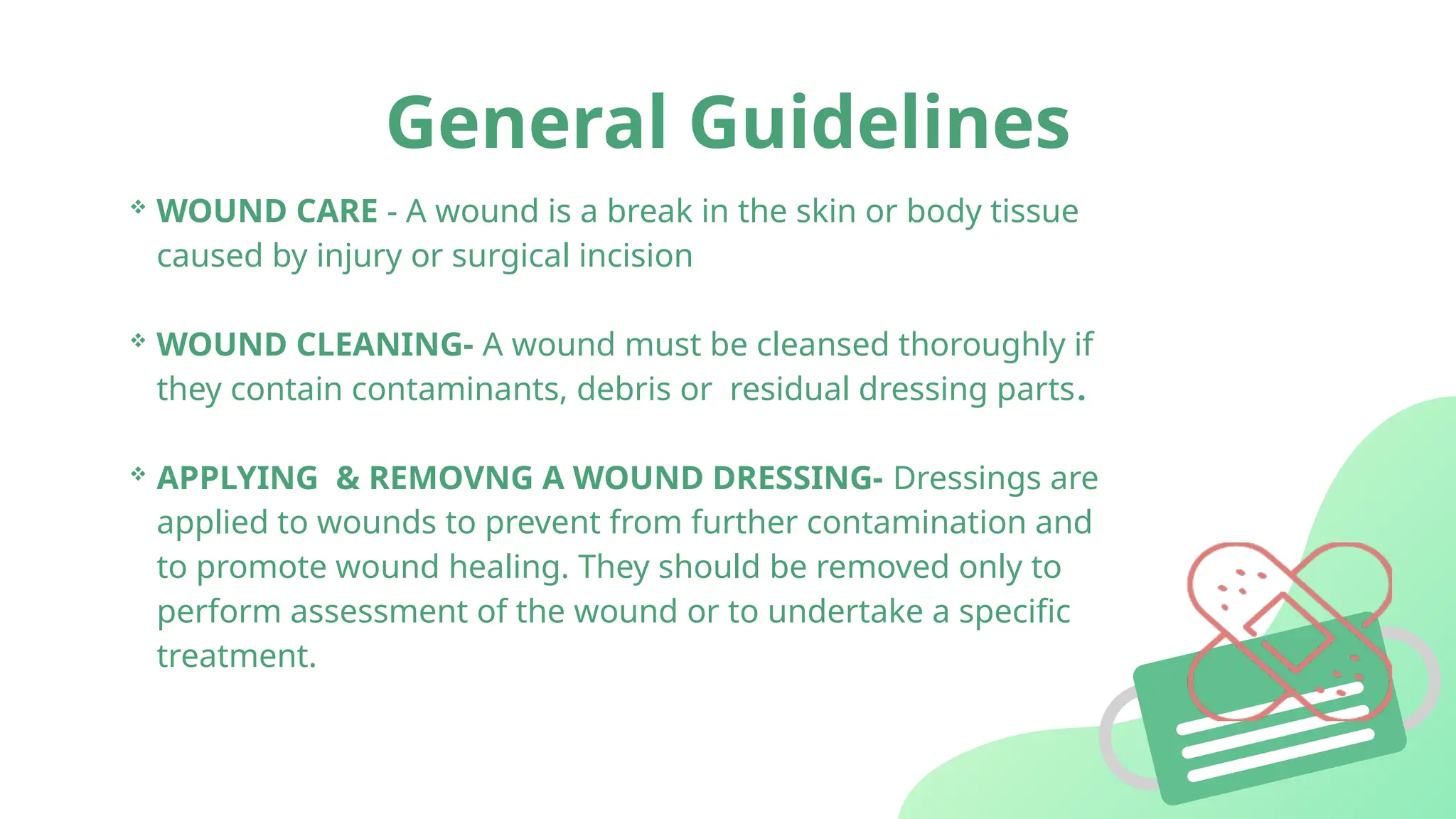 PRACTICAL WOUND DRESSING procedure practical | PPT