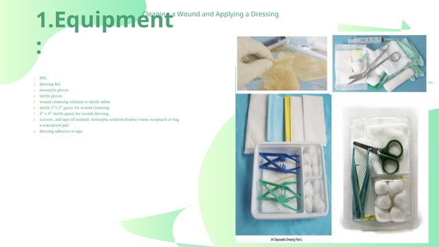 PRACTICAL WOUND DRESSING procedure practical | PPT