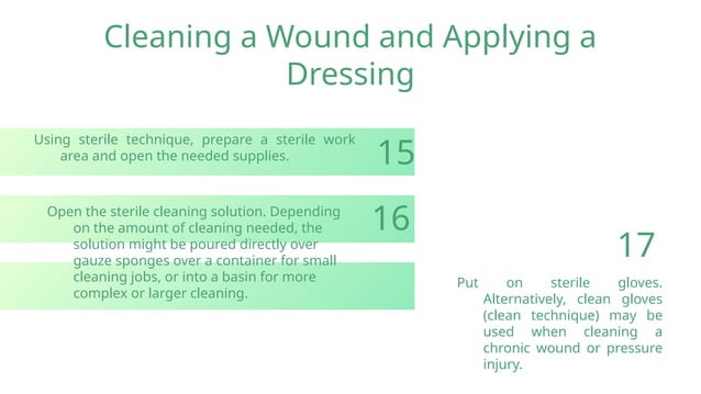 PRACTICAL WOUND DRESSING procedure practical | PPT