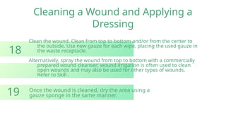 PRACTICAL WOUND DRESSING procedure practical | PPT