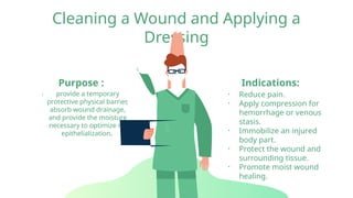PRACTICAL WOUND DRESSING procedure practical | PPT