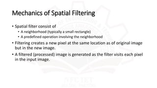 Lec5_AIP [Spatial Filtering] (1).pptxt767686777 | PPTX | Photo Editing Software | Computer ...