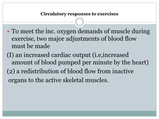 Lec 5b circulatory responce | PPT