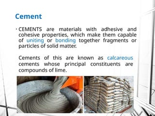 lecture for Cement production and other properties .pptx