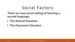 Children vs Adults SLA | PPTX