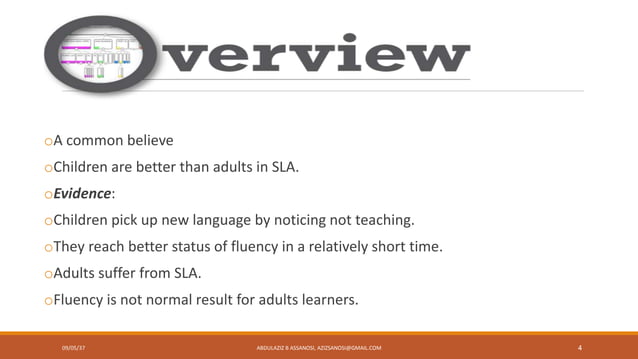 Children vs Adults SLA | PPTX | Parenting | Family and Relationships