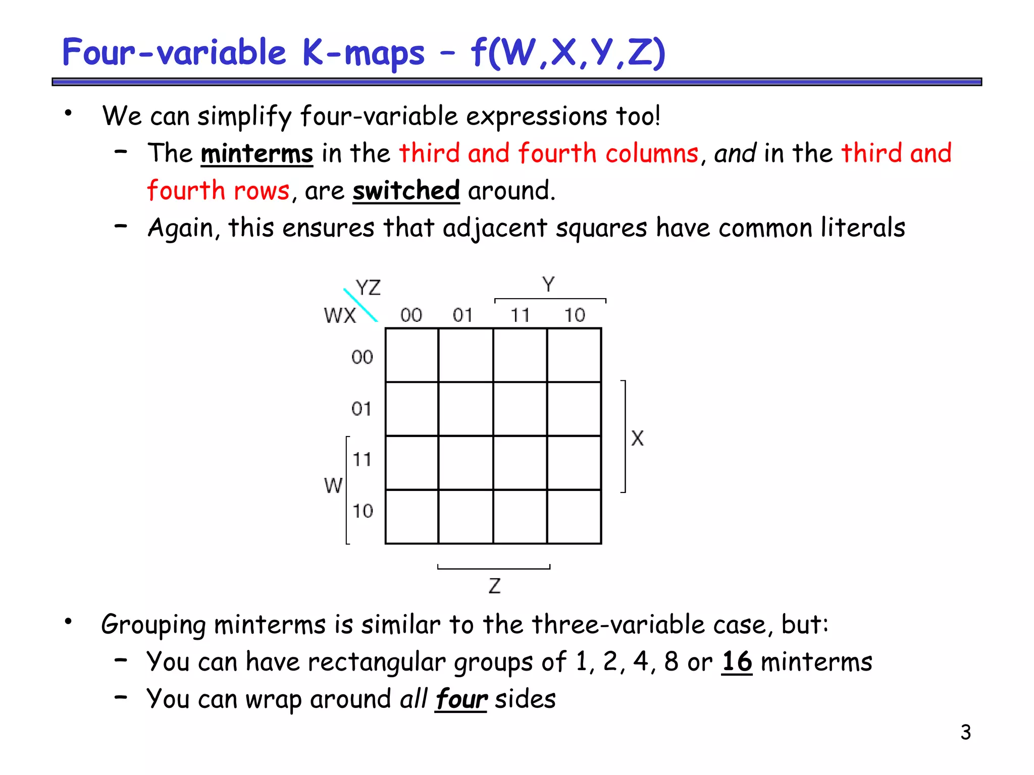 Lec 5 combinational logic k-maps2 | PPTX