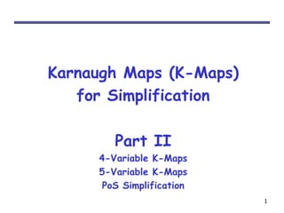 Lec 5 combinational logic k-maps2 | PPTX