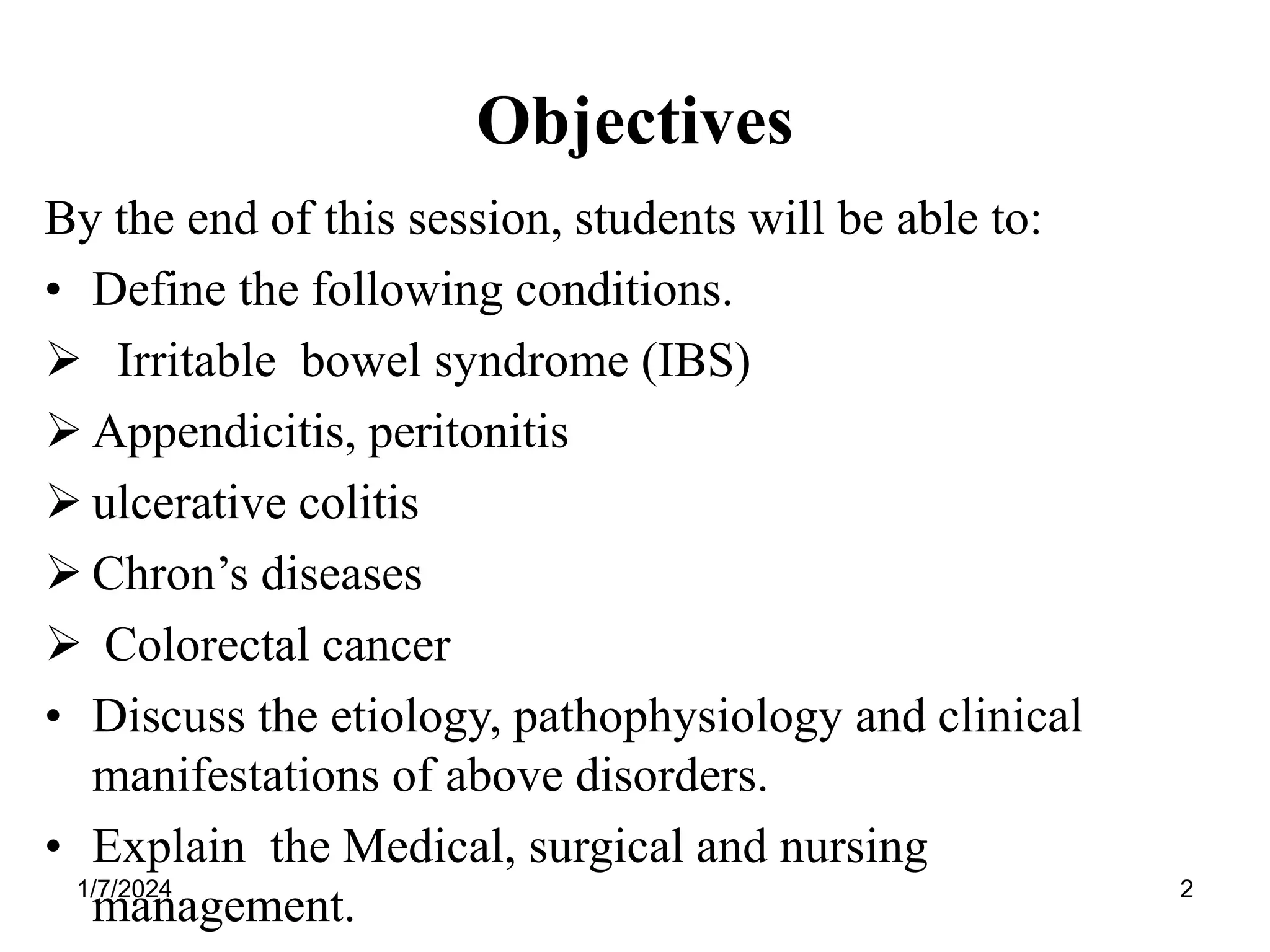Lec # 5 Disorders of small & large Intestine.ppt