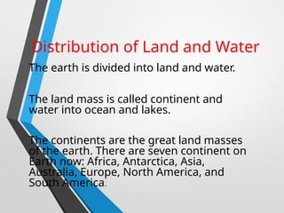 Lec 5 Distribution of Land and Water(Additional Material).ppt