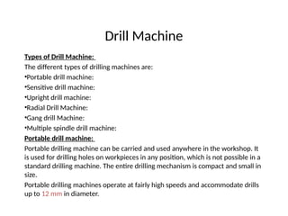 The Drill Machine, Class Presentation Presentation .pptx
