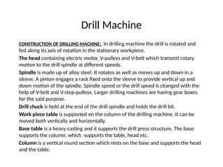 The Drill Machine, Class Presentation Presentation .pptx