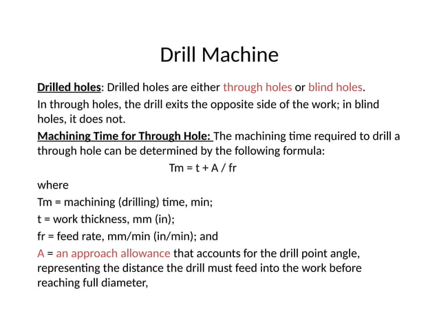 The Drill Machine, Class Presentation Presentation .pptx