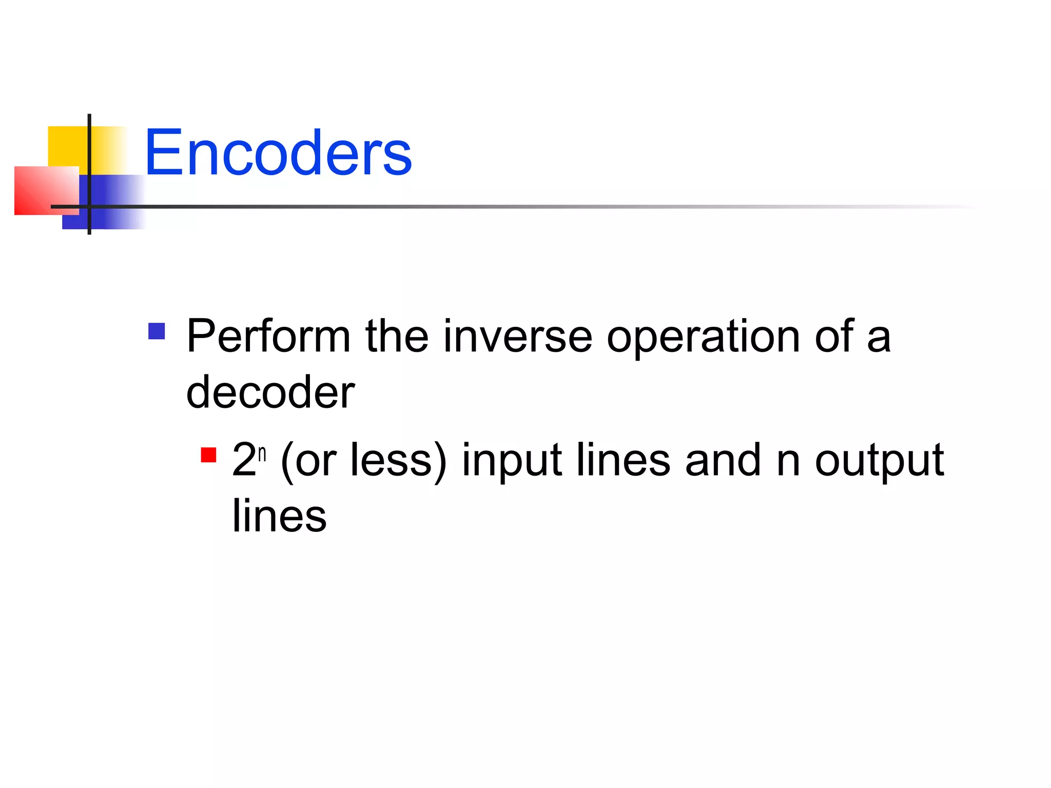 Lec5 encoder | PPT