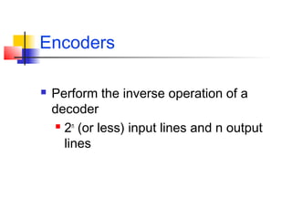 Lec5 encoder | PPT