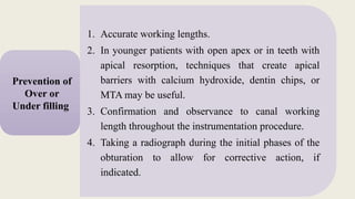 Lec 5 Endodontic mishaps for dentists study level 4 | PPT