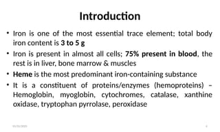 Lecture Five - Iron metabolism FINAL.pptx