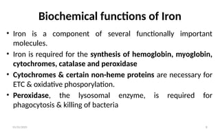 Lecture Five - Iron metabolism FINAL.pptx
