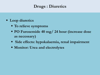 Lec 5 management of heart failure for mohs | PPTX
