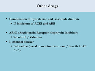 Lec 5 management of heart failure for mohs | PPT