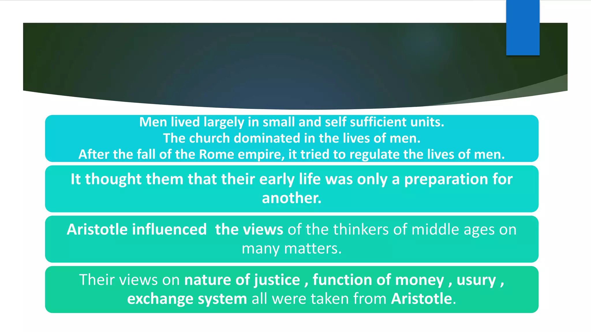 HISTORY OF ECONOMIC THOUGHT - MEDIEVAL ECONOMIC THOUGHT | PPTX