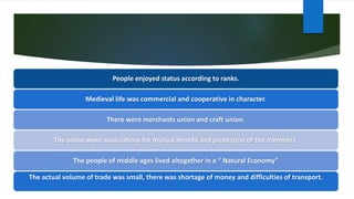 HISTORY OF ECONOMIC THOUGHT - MEDIEVAL ECONOMIC THOUGHT | PPTX