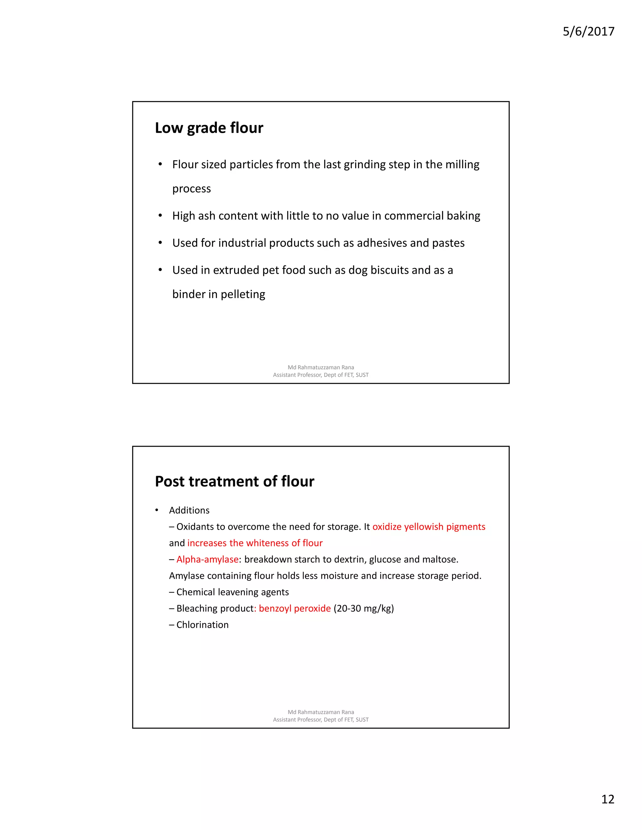 Milling of Wheat Flour | PDF