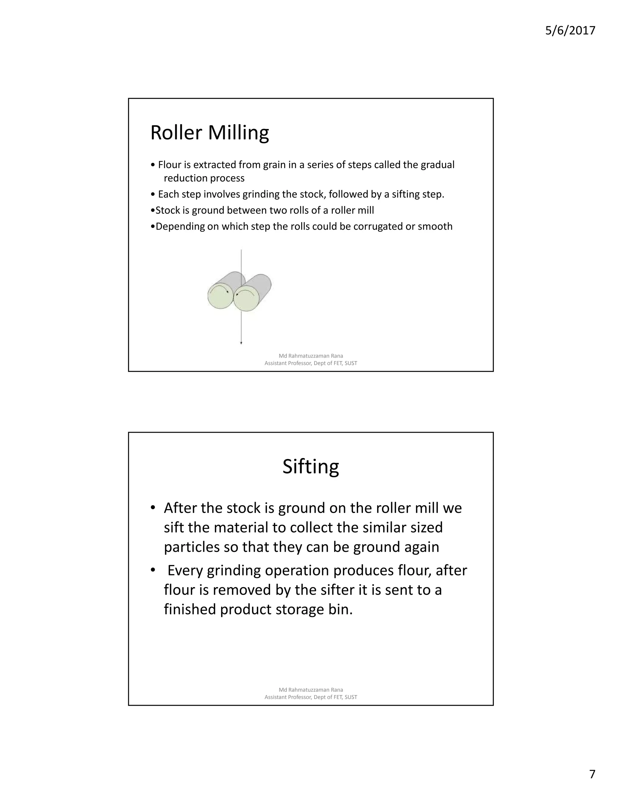 Milling of Wheat Flour | PDF