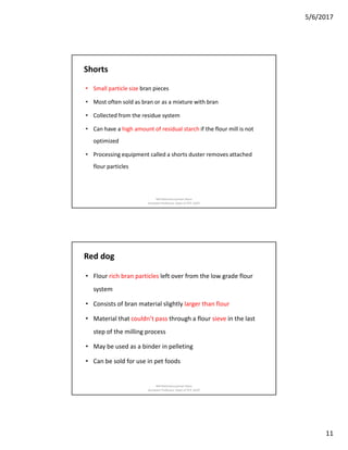 Milling of Wheat Flour | PDF