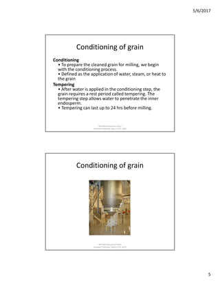 Milling of Wheat Flour | PDF