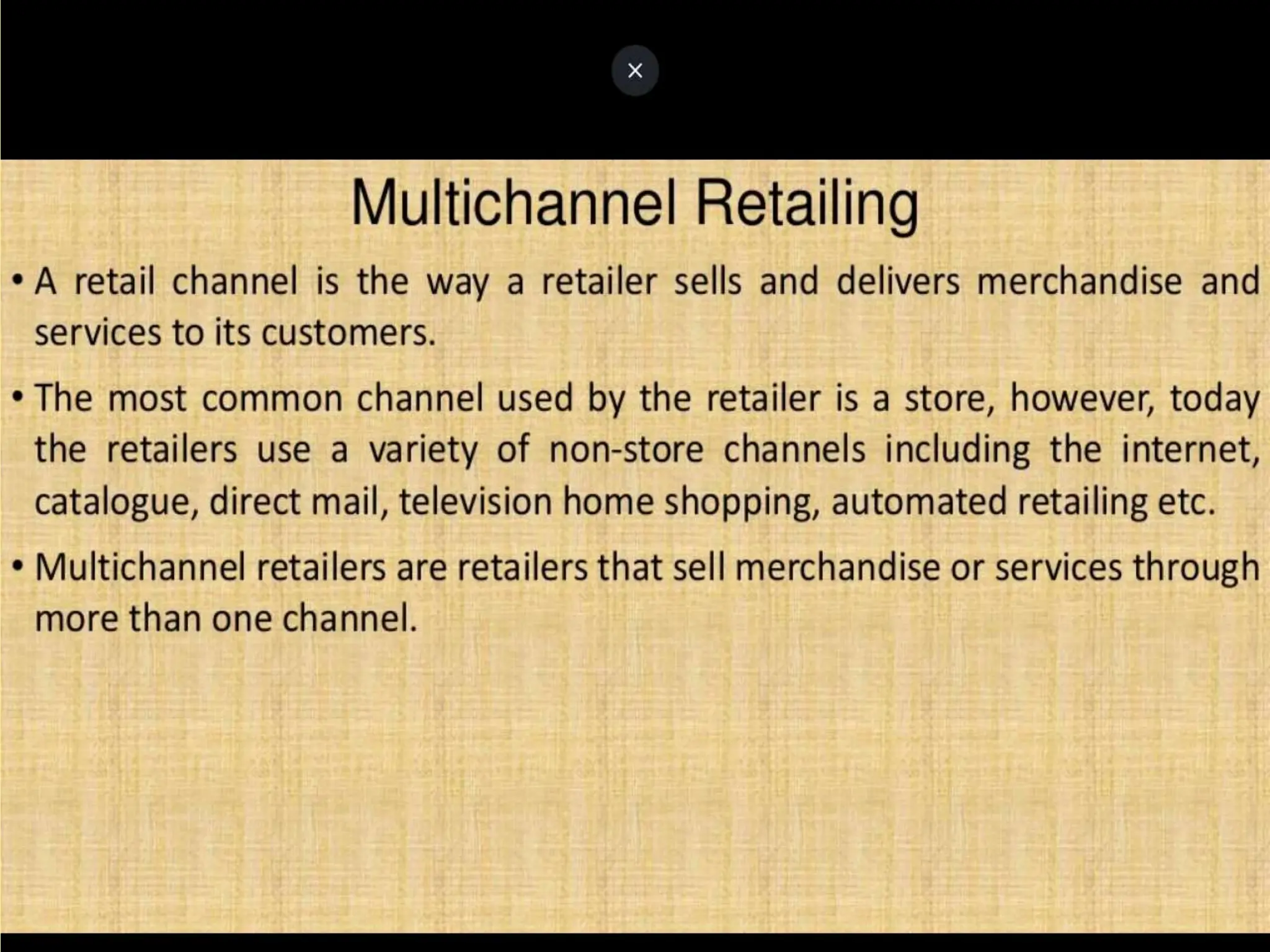 lec 5 Multi-Channel Retailing.ppt retail marketing | PPT