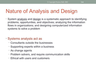 Role of System Analysis & Design | PPT
