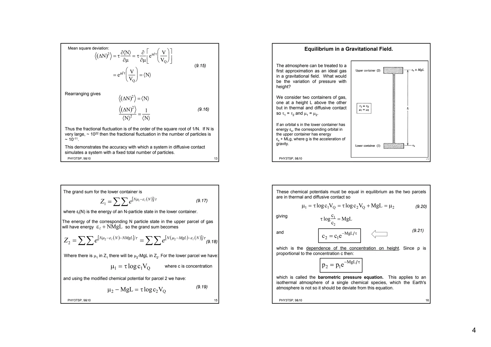 The monoatomic ideal gas | PDF