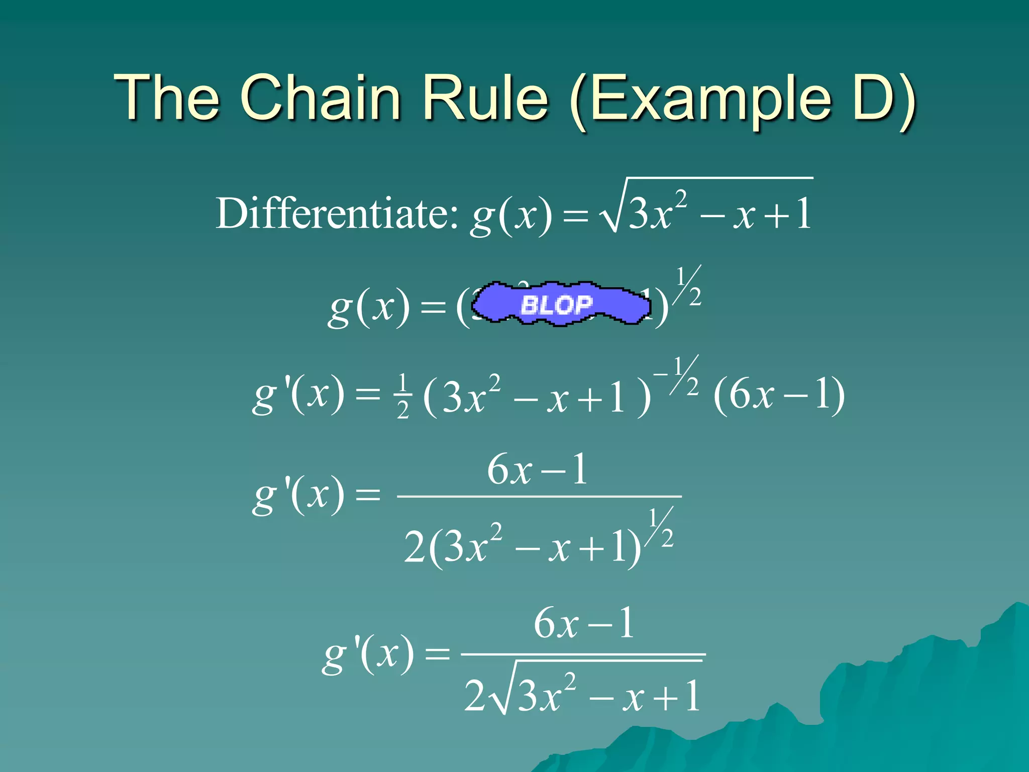 Lec5_ The Chain Rule.ppt